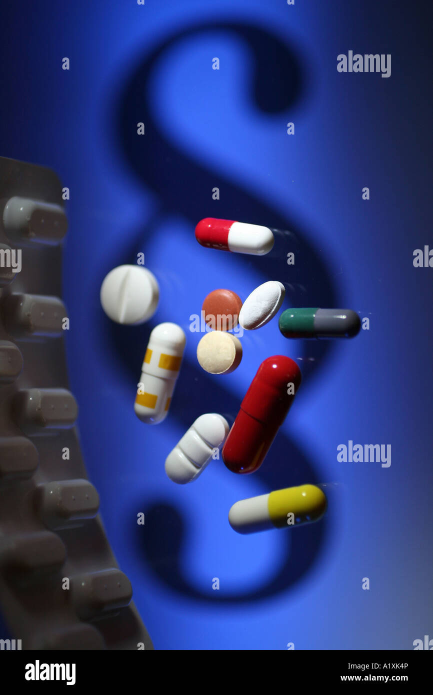 tablets and the section sign Stock Photo - Alamy