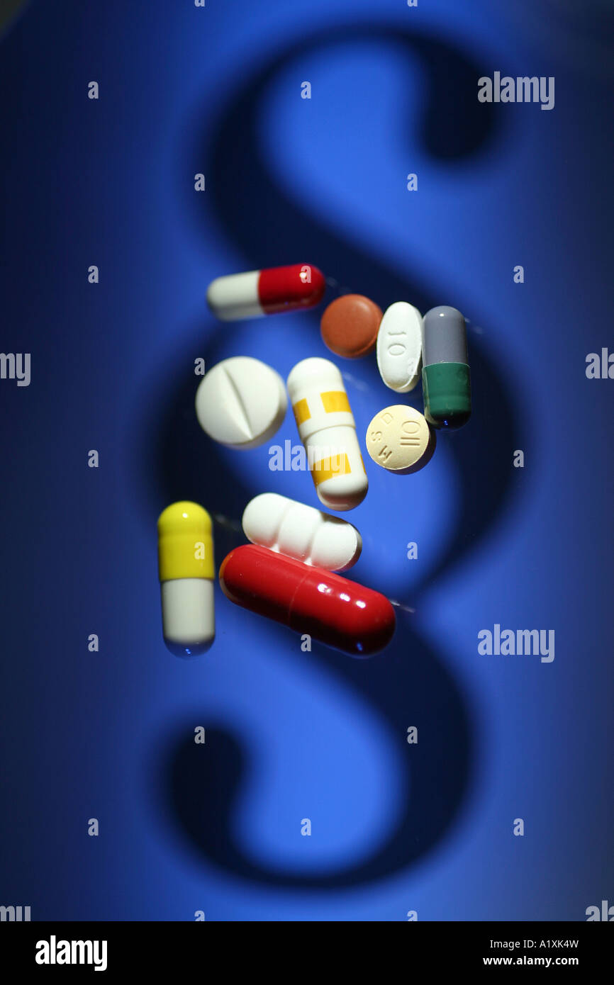 tablets and the section sign Stock Photo - Alamy