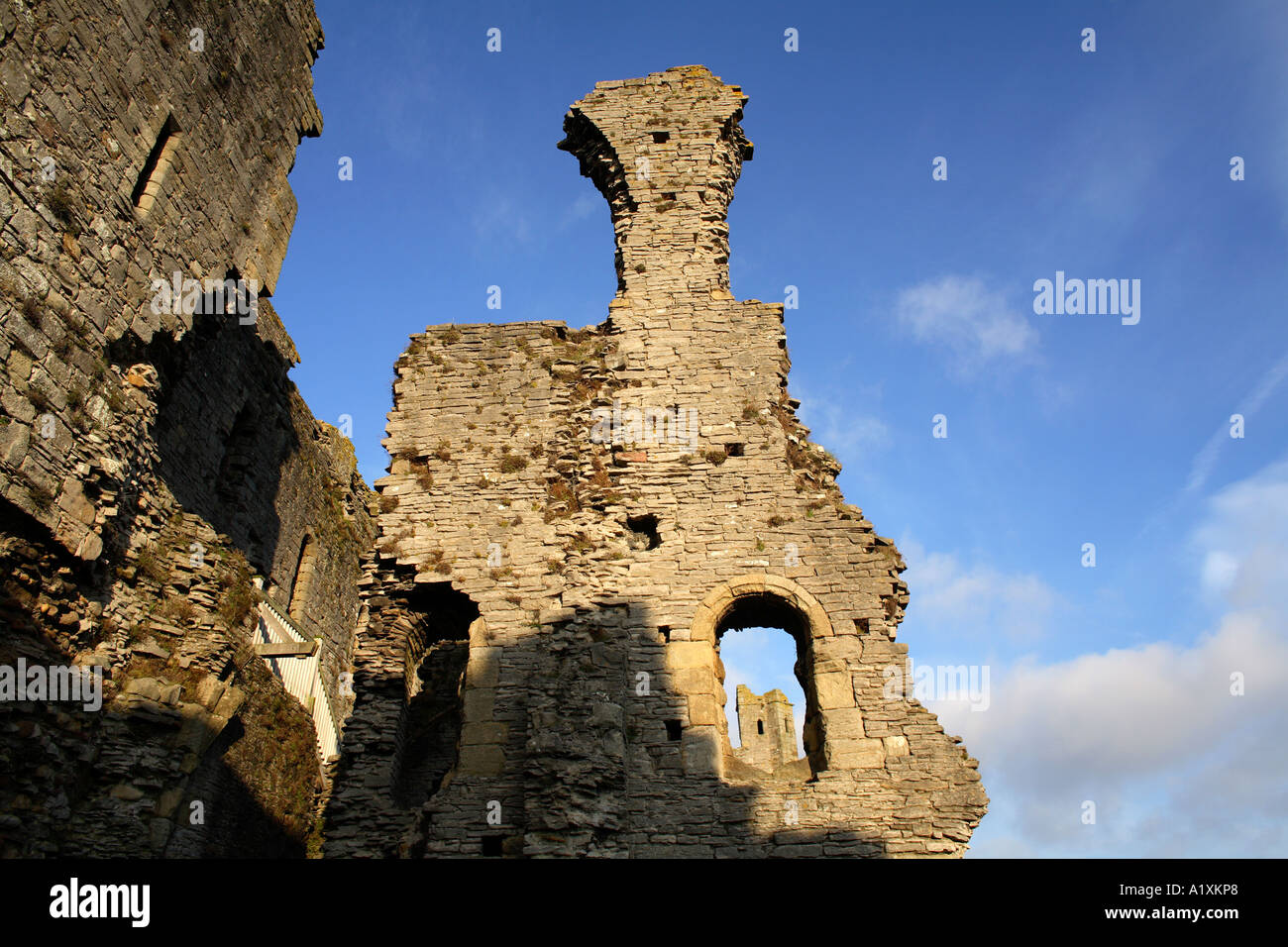 Middleham castle North Yorkshire England UK Stock Photo - Alamy