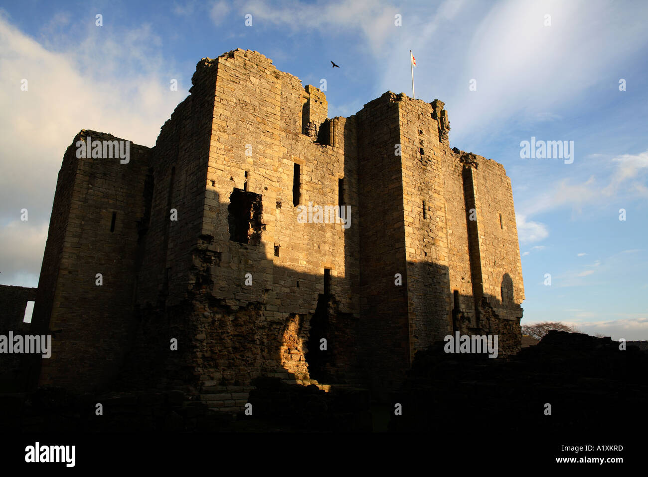 Middleham castle North Yorkshire England UK Stock Photo - Alamy