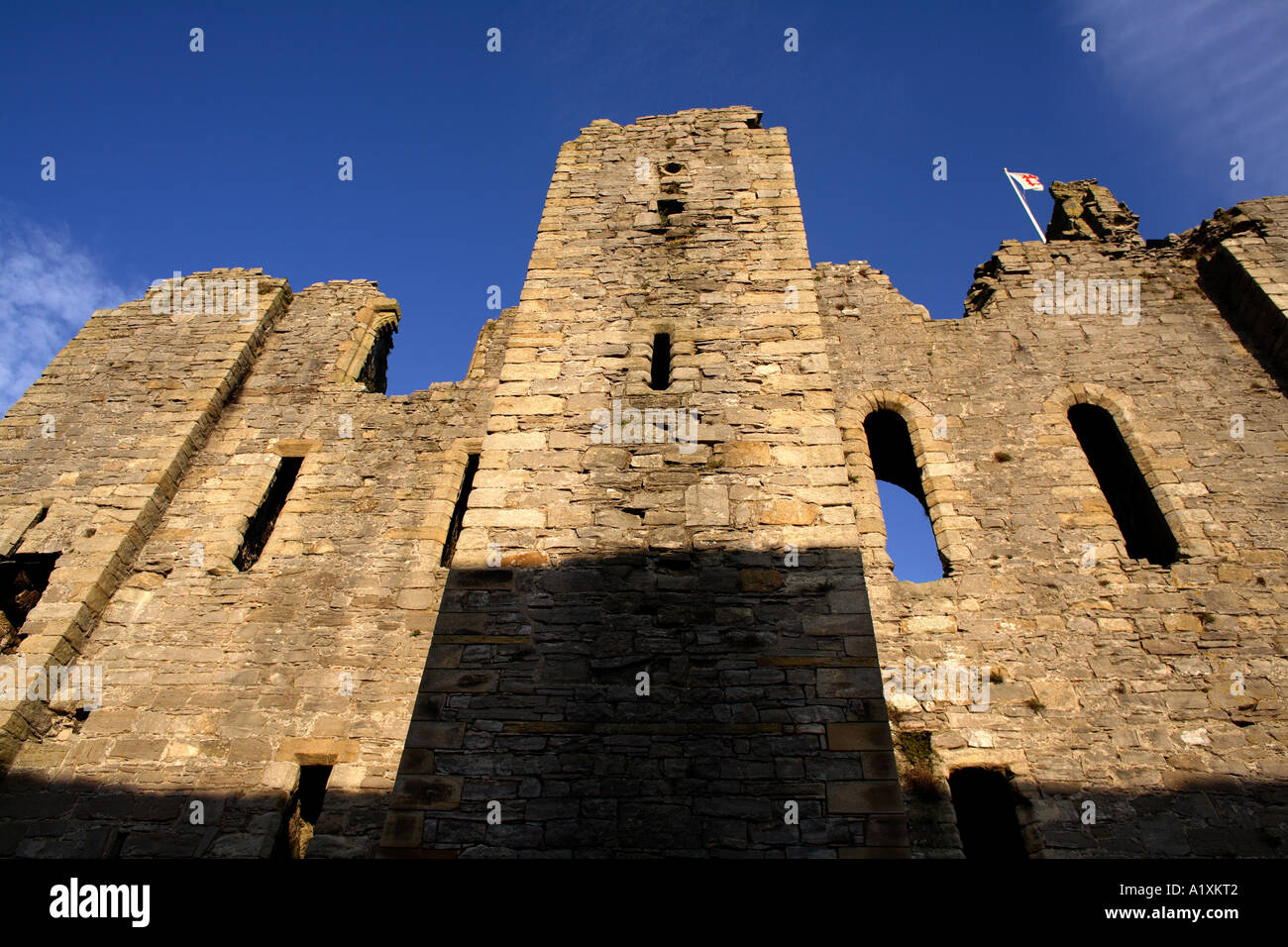 Middleham castle North Yorkshire England UK Stock Photo - Alamy