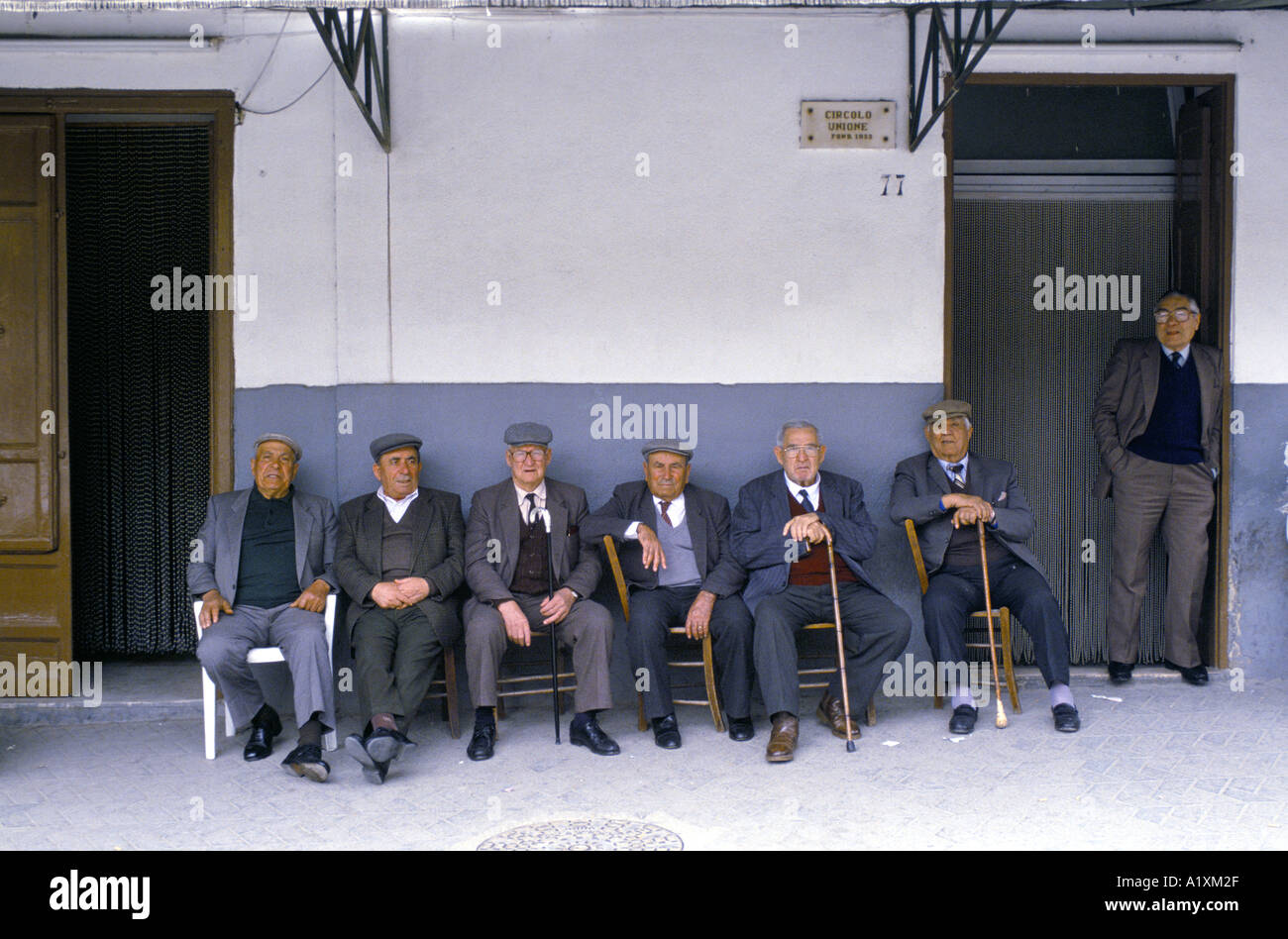 Seven old men hi-res stock photography and images - Alamy