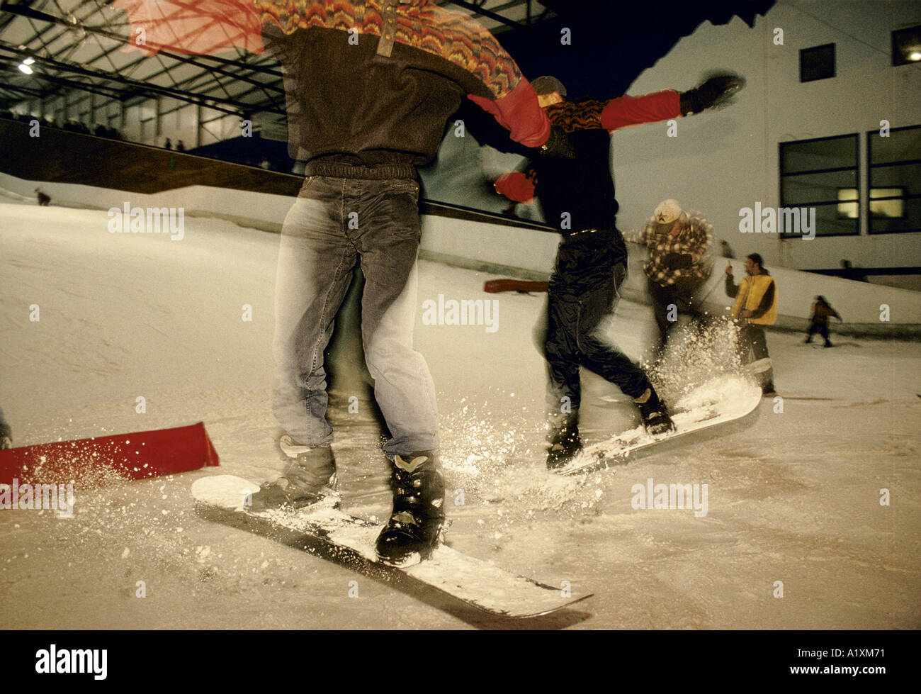 Snowboarding dry ski slope hi-res stock photography and images - Alamy