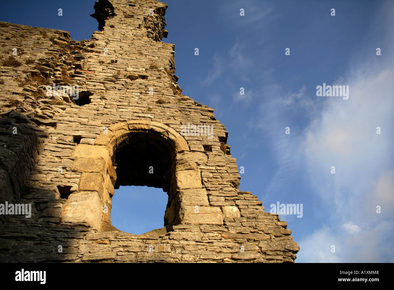 Middleham castle North Yorkshire England UK Stock Photo - Alamy