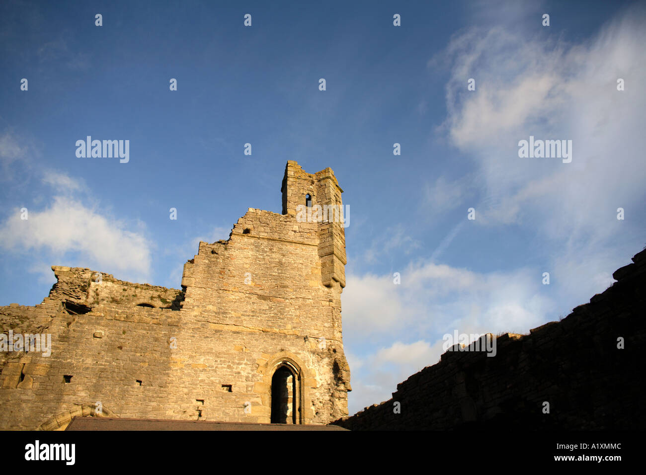 Middleham castle North Yorkshire England UK Stock Photo - Alamy