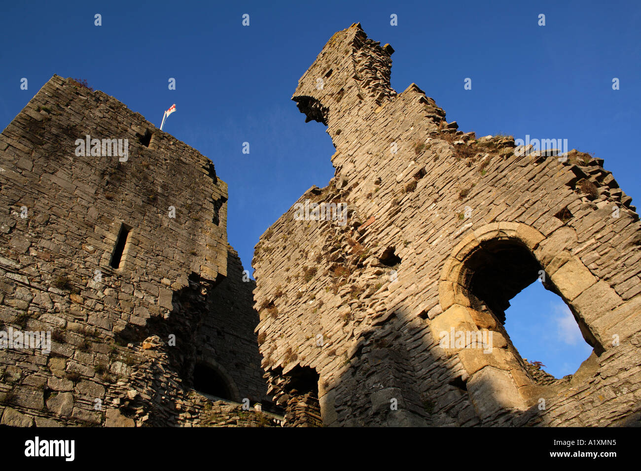 Middleham castle North Yorkshire England UK Stock Photo - Alamy