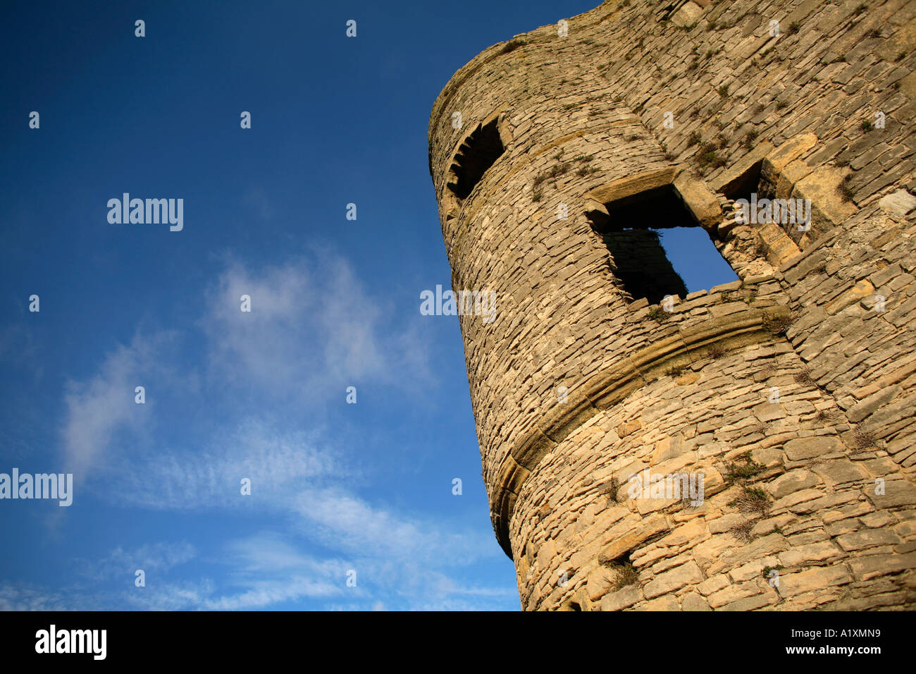 Middleham castle North Yorkshire England UK Stock Photo - Alamy