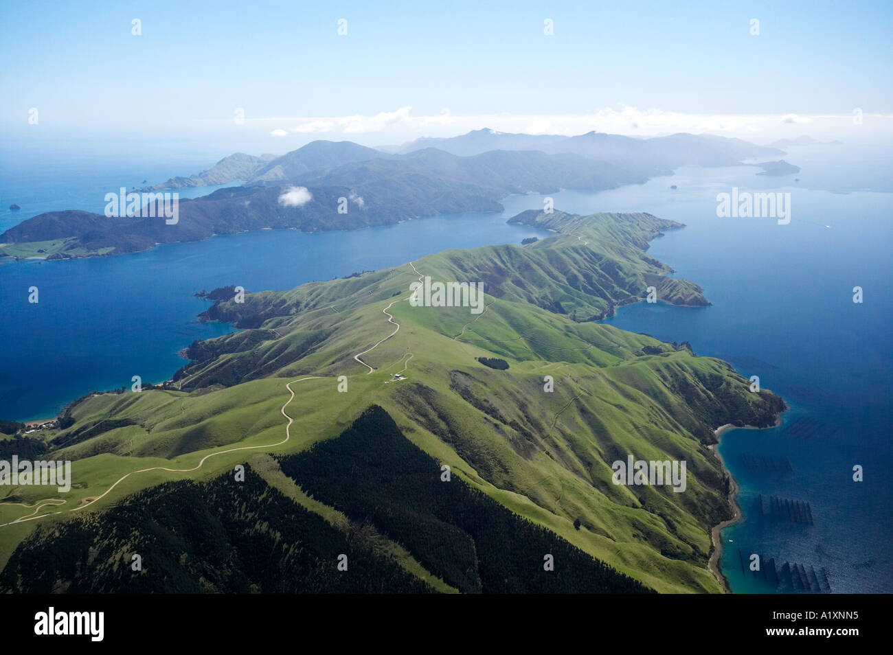 French Pass Road French Pass and D Urville Island Marlborough Sounds ...