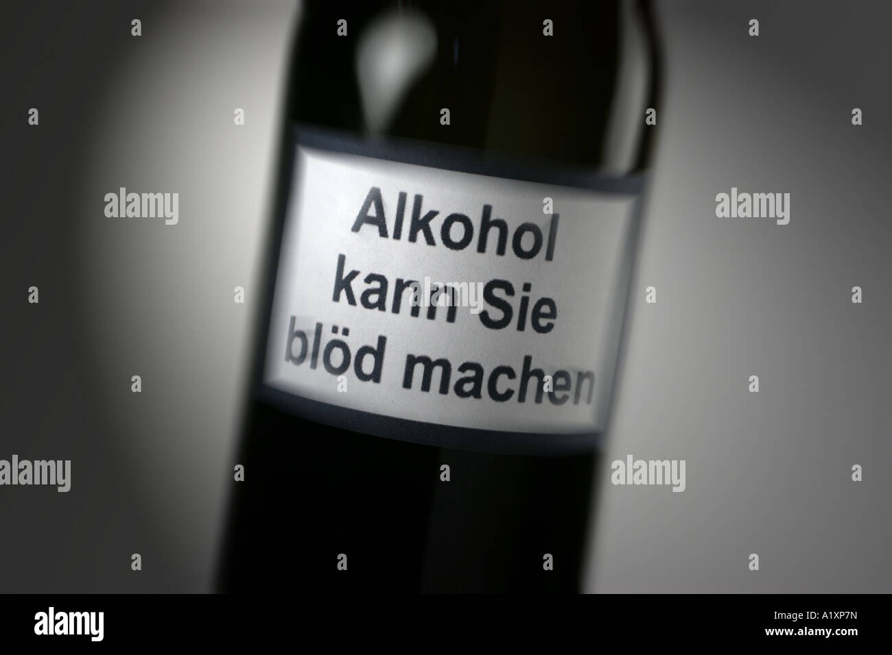 Liquor bottle warning hi-res stock photography and images - Alamy