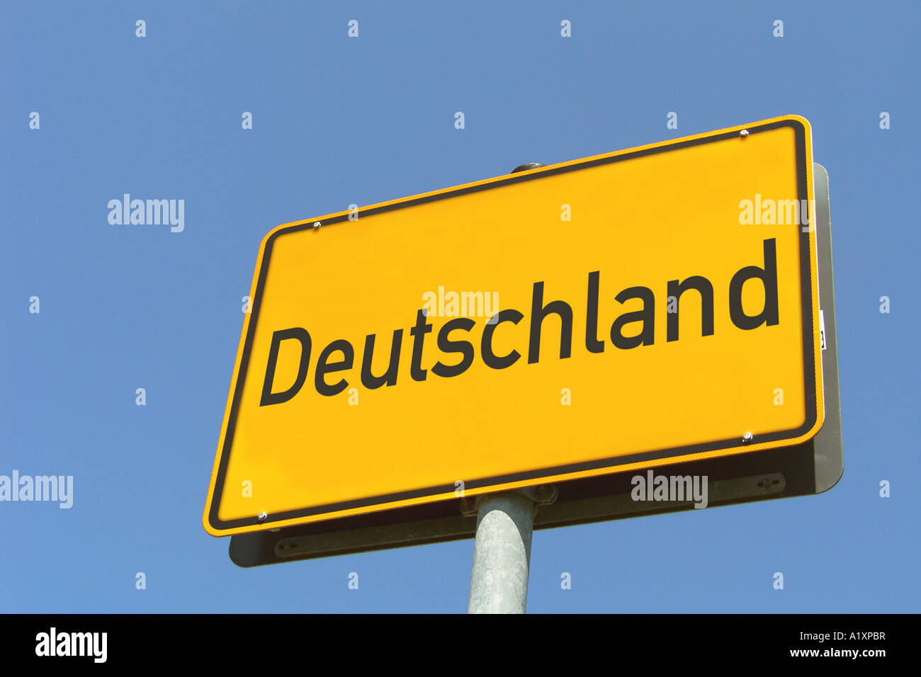 german road sign Stock Photo - Alamy