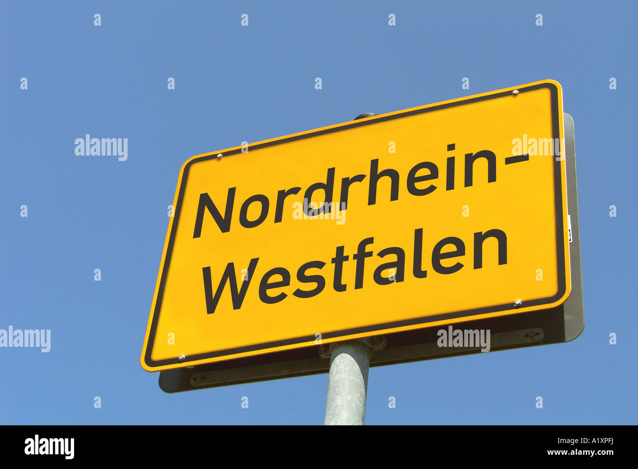 german road sign, Nordrhein-Westfalen Stock Photo - Alamy