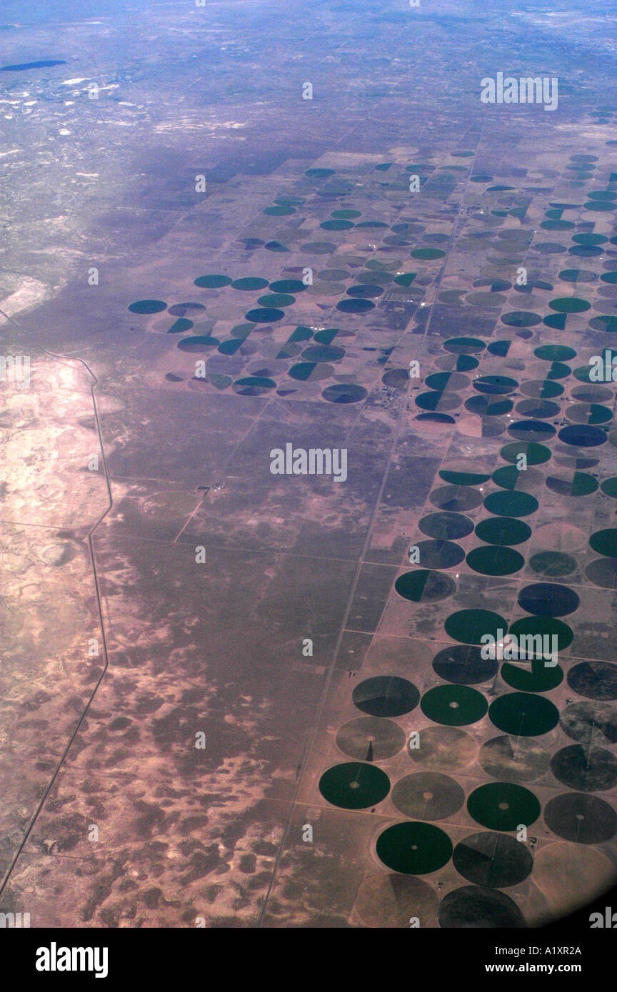 Aerial photograph of water coservation measures, Arizona, USA Stock ...