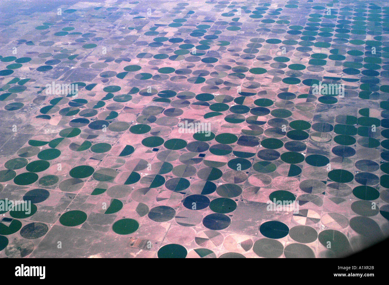 Aerial photograph of water coservation measures, Arizona, USA Stock ...