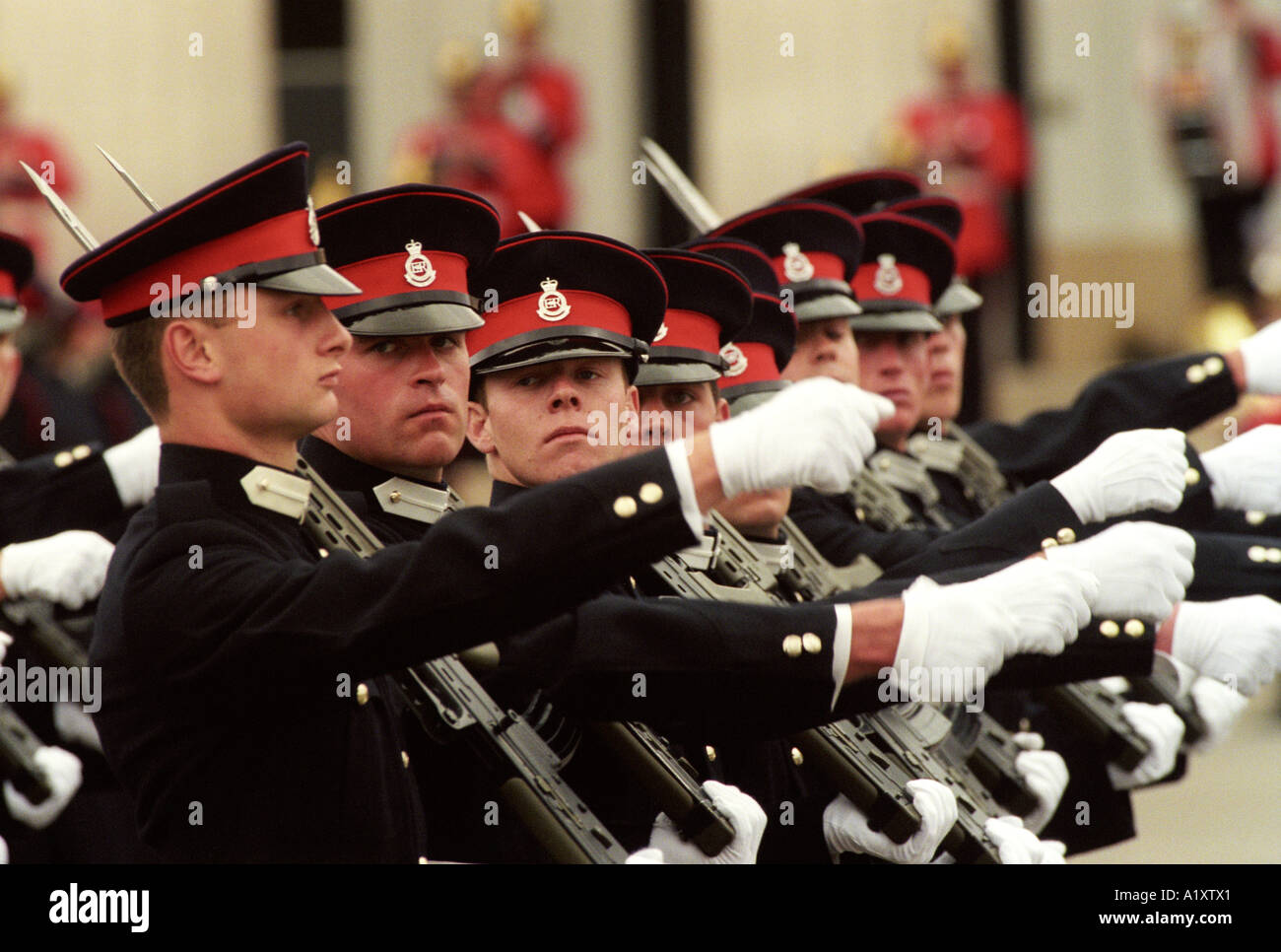 Passing out parade at the royal military academy at sandhurst hi-res ...