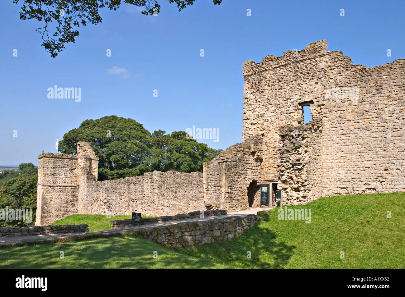 Pickering castle entrance hi-res stock photography and images - Alamy