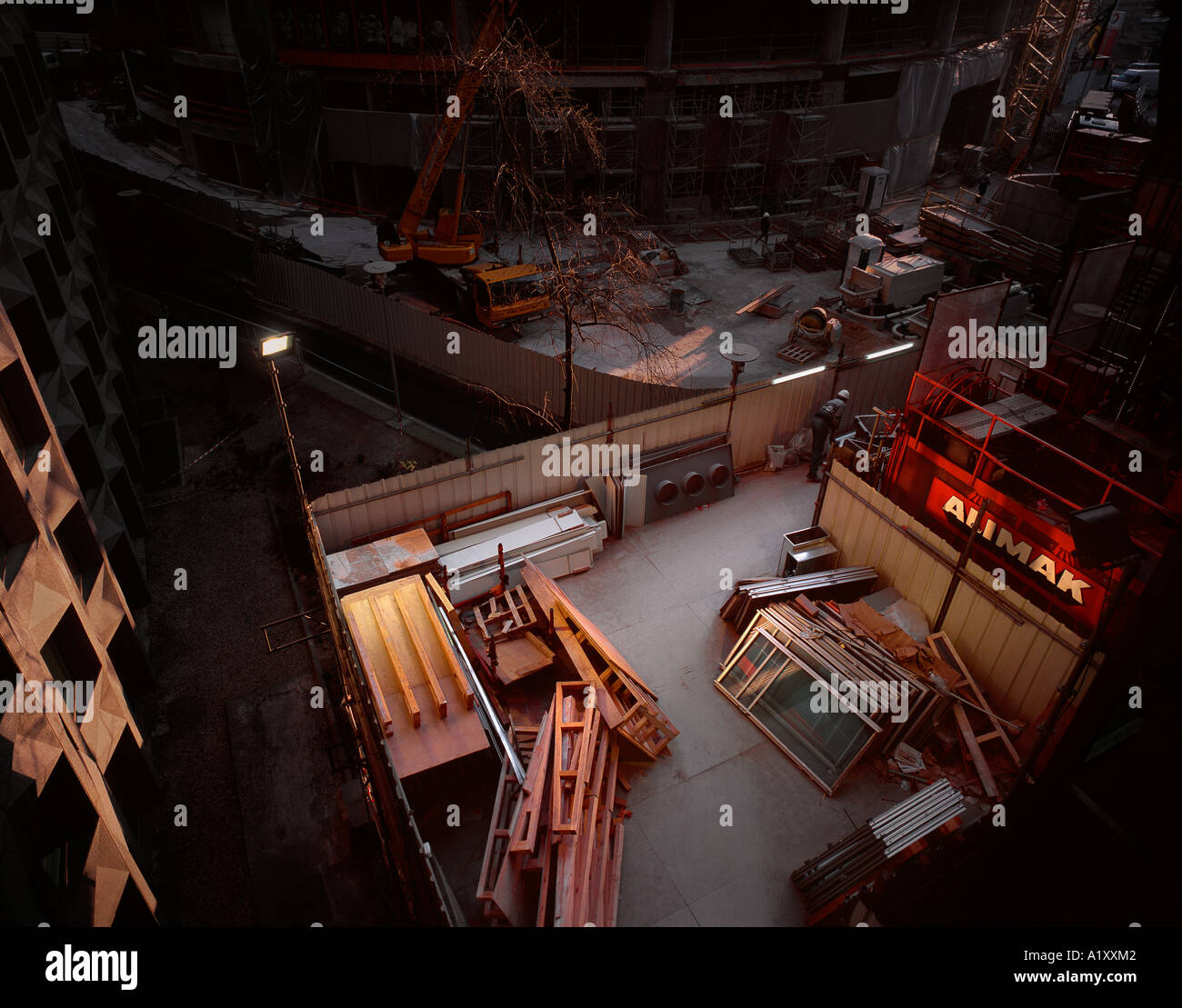 Construction site, Paris, France Stock Photo - Alamy