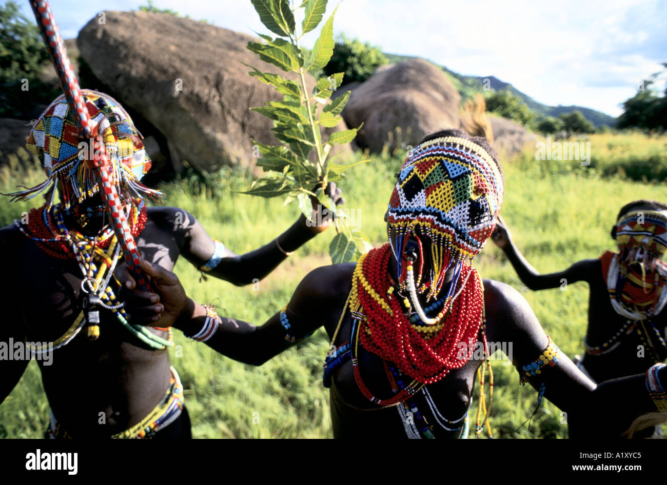 Nuba tribe hi-res stock photography and images - Alamy
