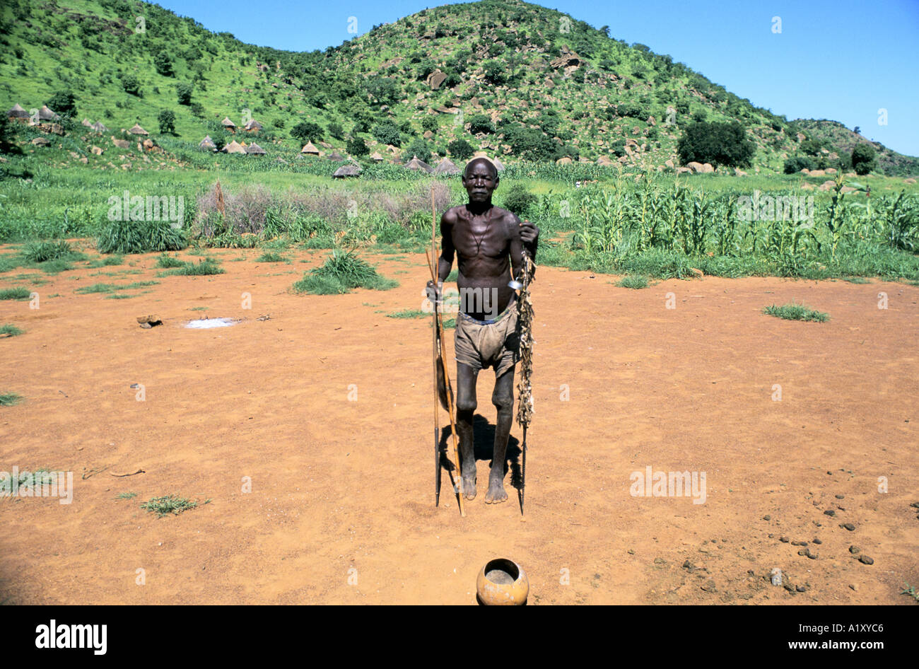 Nuba tribe hi-res stock photography and images - Alamy