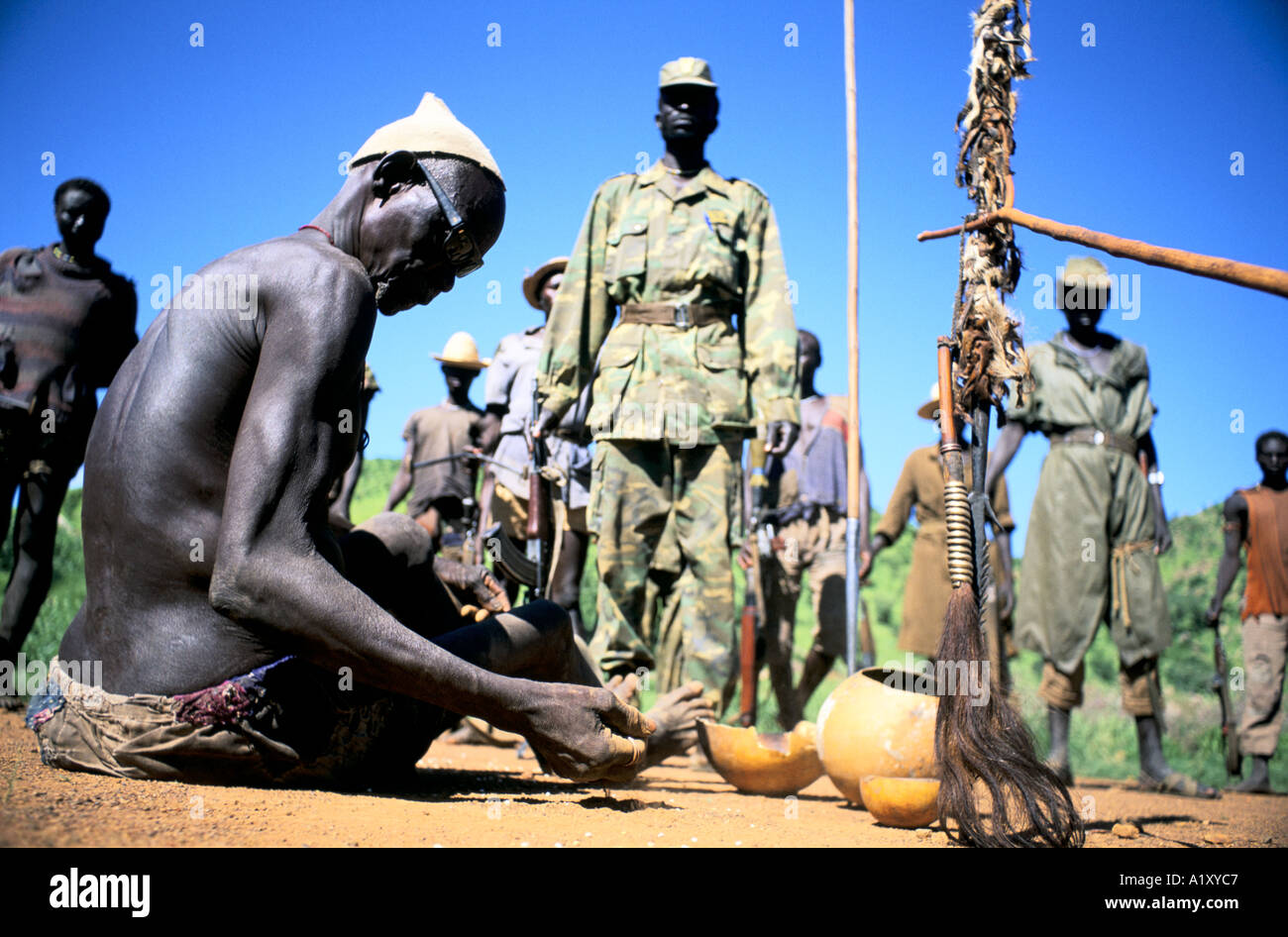 Nuba village hi-res stock photography and images - Alamy