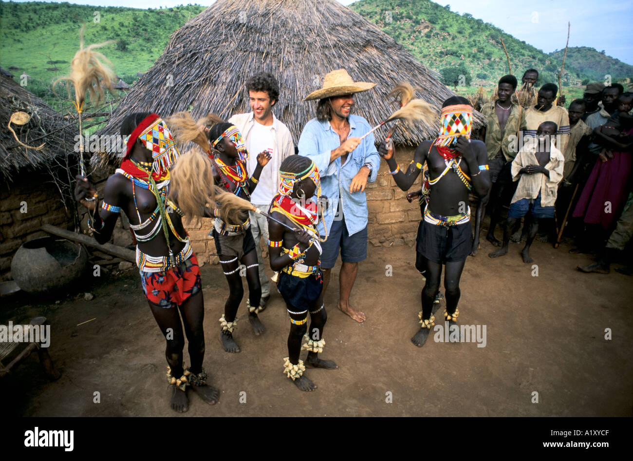 Nuba tribe hi-res stock photography and images - Alamy