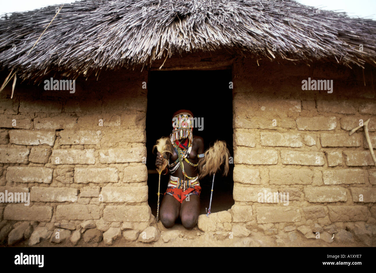 Nuba tribe hi-res stock photography and images - Alamy