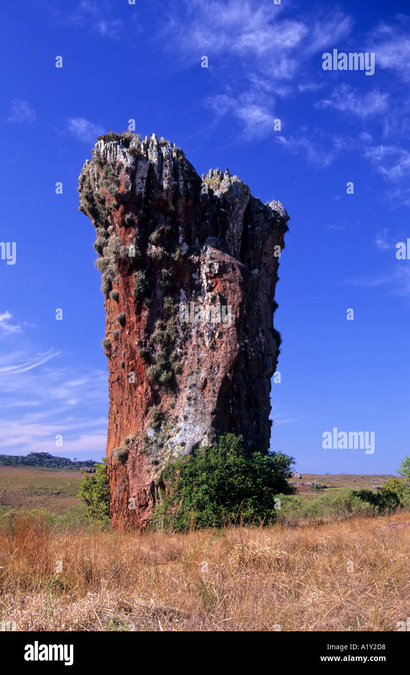 Sandstone Rock formations at Vila Velha NP, Parana, southern Brazil ...