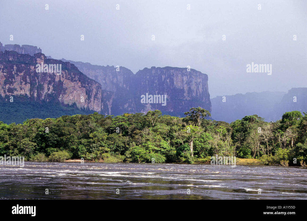 Tepuis - Tabletop mountains, Canaima, Venezuela Stock Photo - Alamy