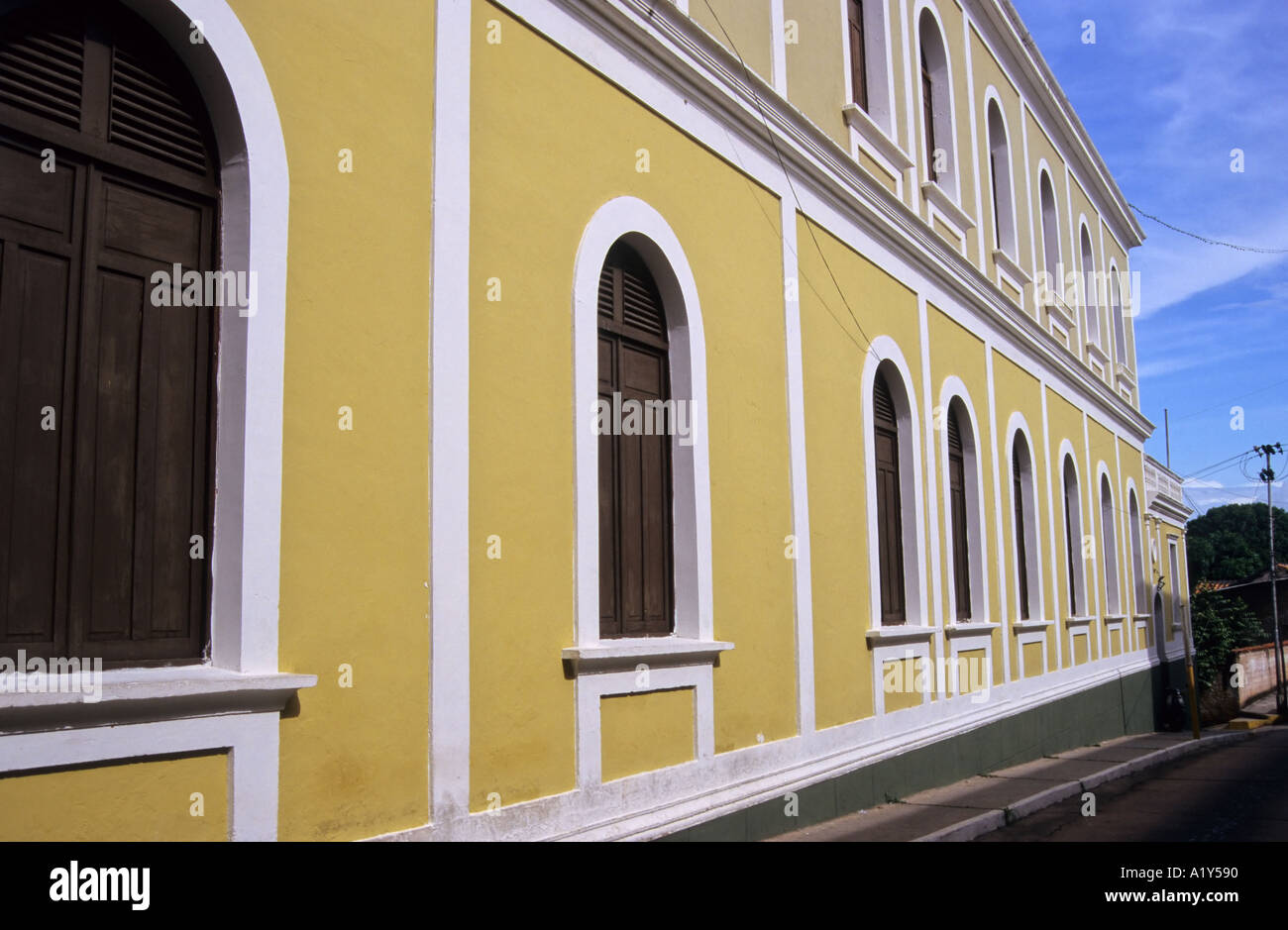 Colonial architecture, Ciudad Bolivar, Venezuela Stock Photo - Alamy