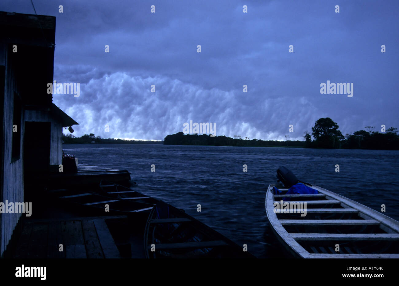 Storm over the Amazon rainforest, Brazil Stock Photo - Alamy
