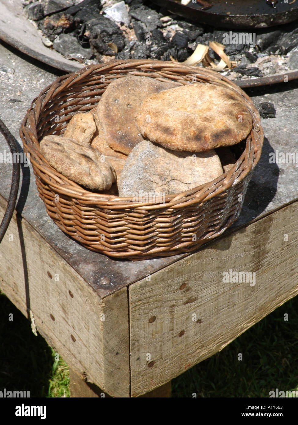 Roman food UK 2004 Stock Photo - Alamy