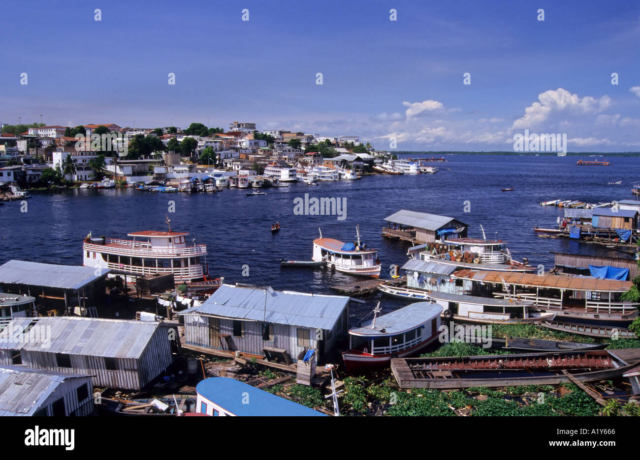 Amazon brazil boat river riverboat hi-res stock photography and images ...