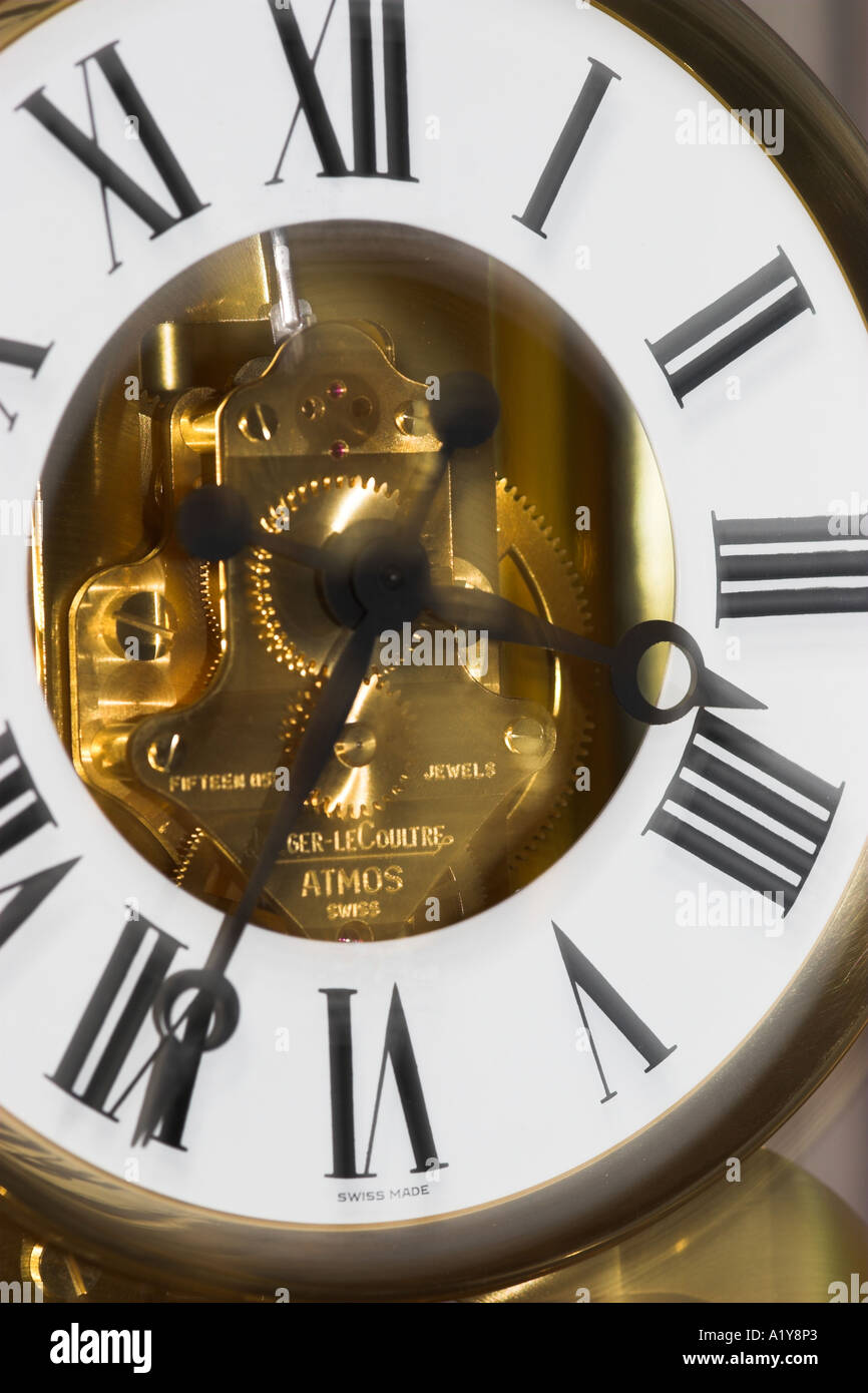 Clock face with roman numerals Stock Photo - Alamy