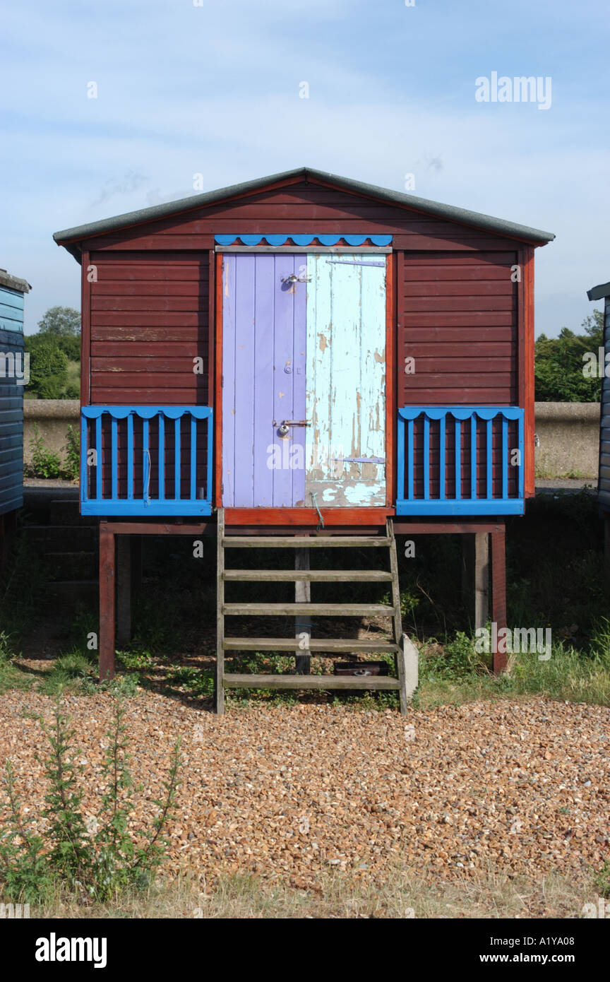 West beach whitstable huts hi-res stock photography and images - Alamy