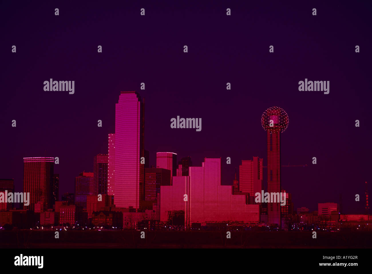 Dallas Skyline buildings in Dallas USA North America Stock Photo - Alamy