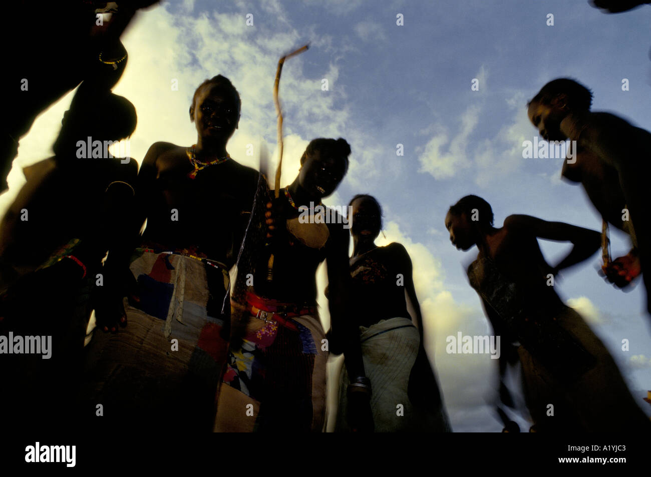 Nuba tribe hi-res stock photography and images - Alamy