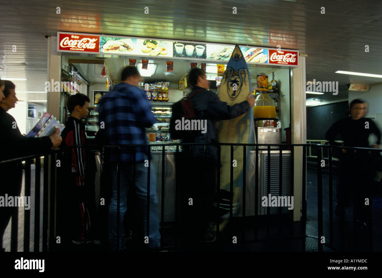 Snack bar queue hi-res stock photography and images - Alamy