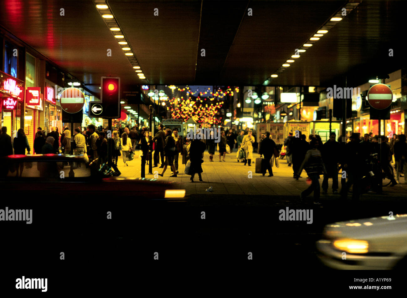 Manchester arndale centre night hi-res stock photography and images - Alamy