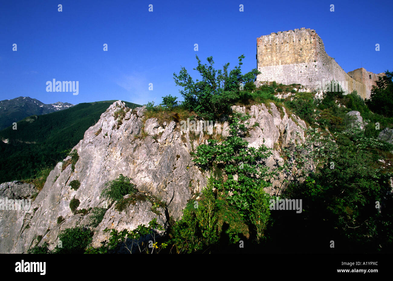 Cathars montsegur hi-res stock photography and images - Alamy