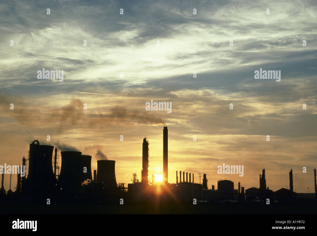 CHEMICAL WORKS PORT TALBOT BP BAGLAN BAY Stock Photo - Alamy