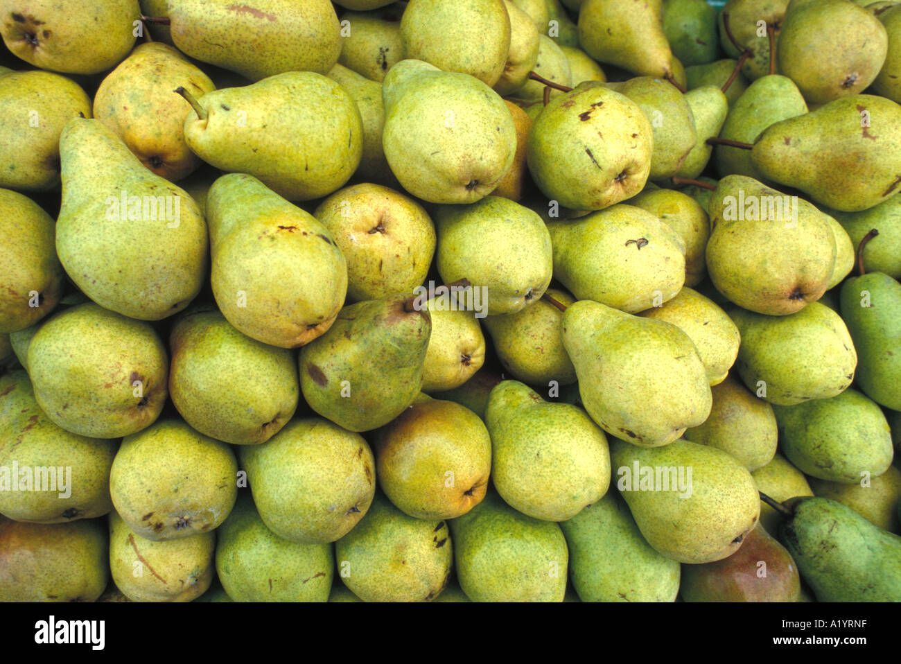 assorted assortment pears farmers market supermarket grocery store ...