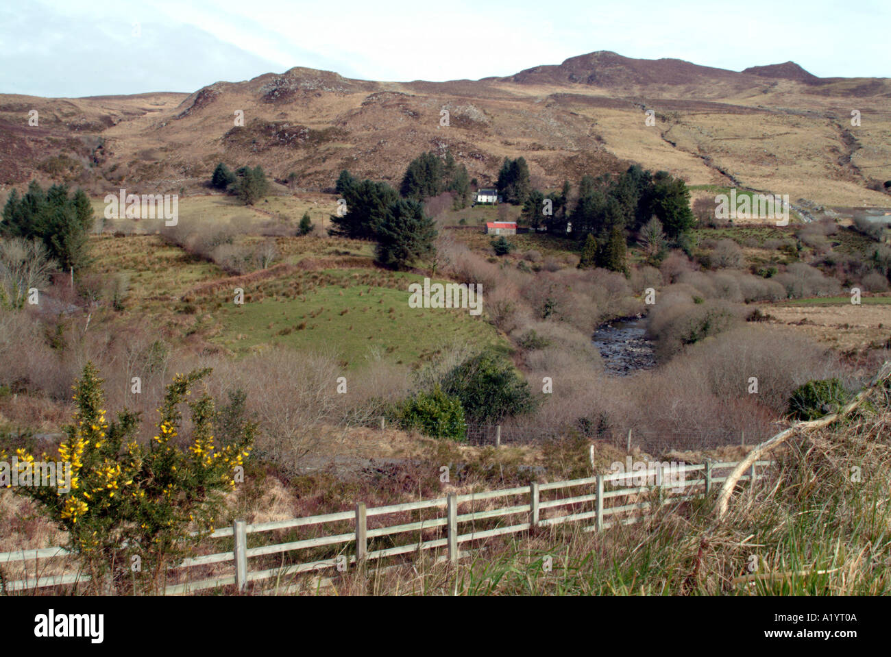 Rugged Landscape near Killarney western Ireland Derrynasaggart ...