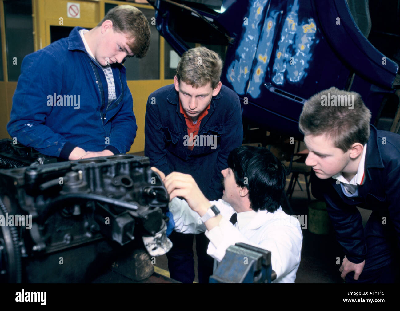 Motor mechanics training hi-res stock photography and images - Alamy