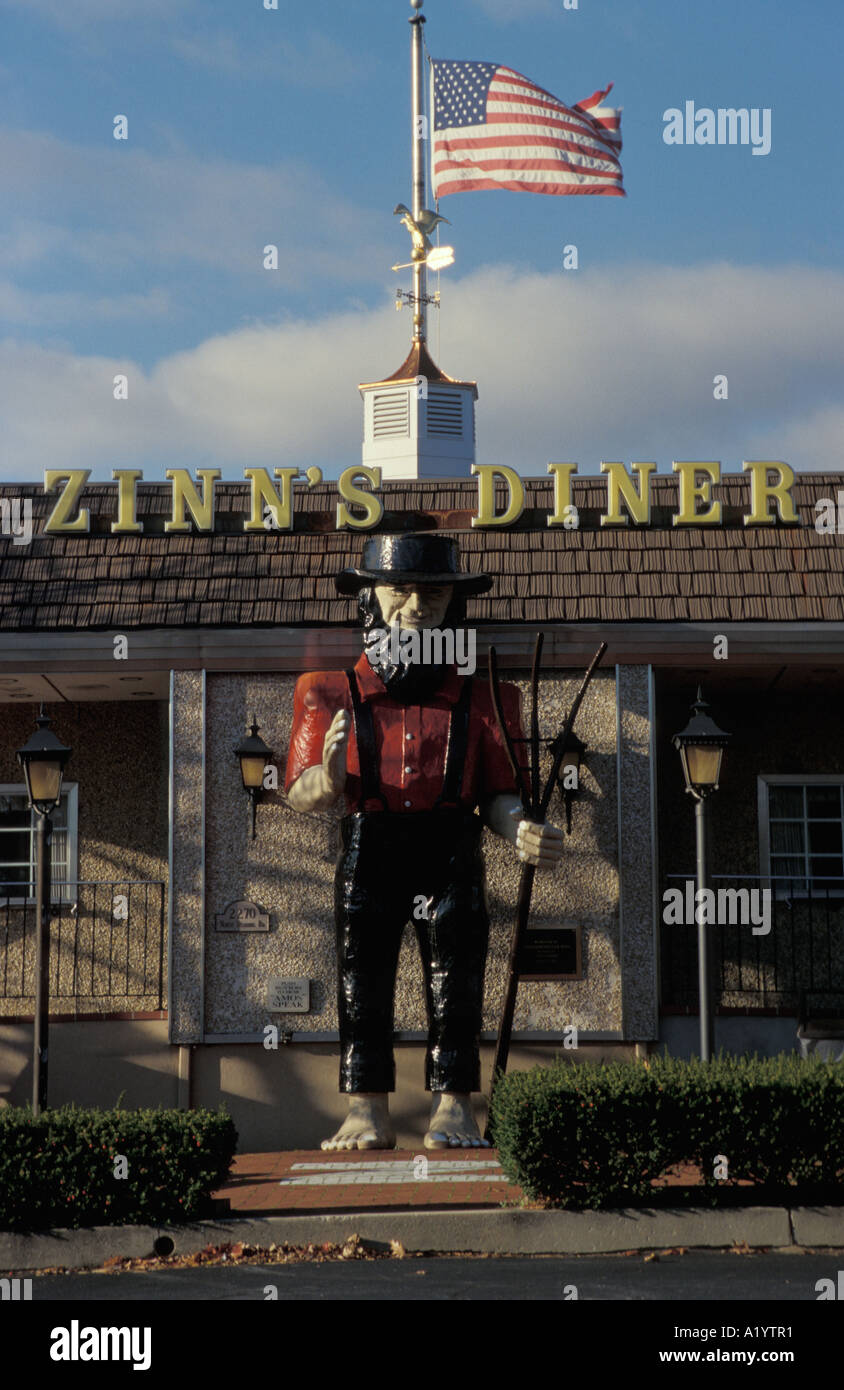 famous AMOS giant amish man statue formerly outside diner Lancaster PA ...