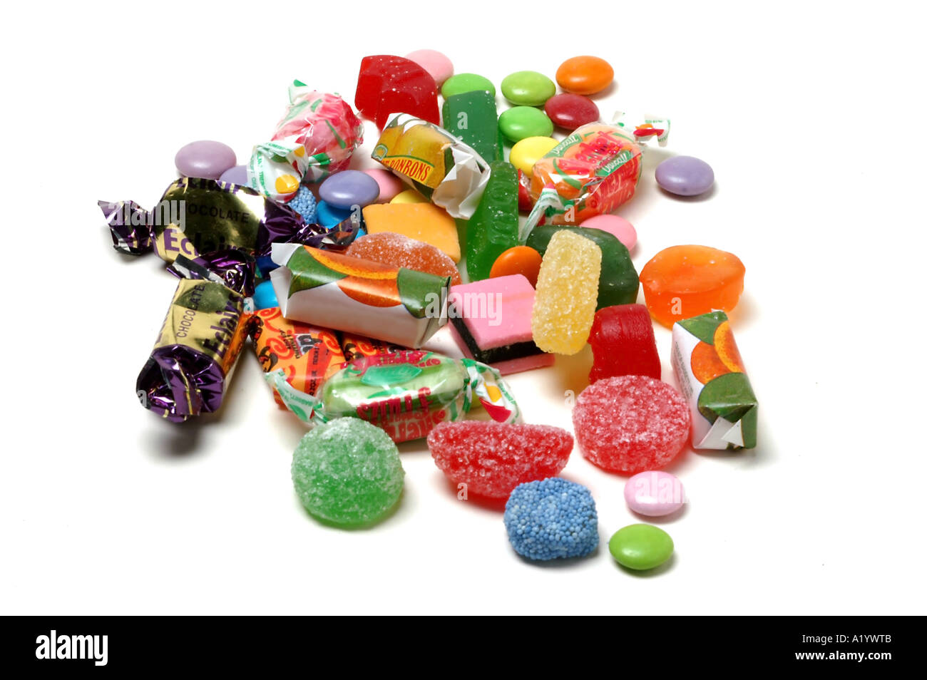 Assortment of sweets Stock Photo - Alamy