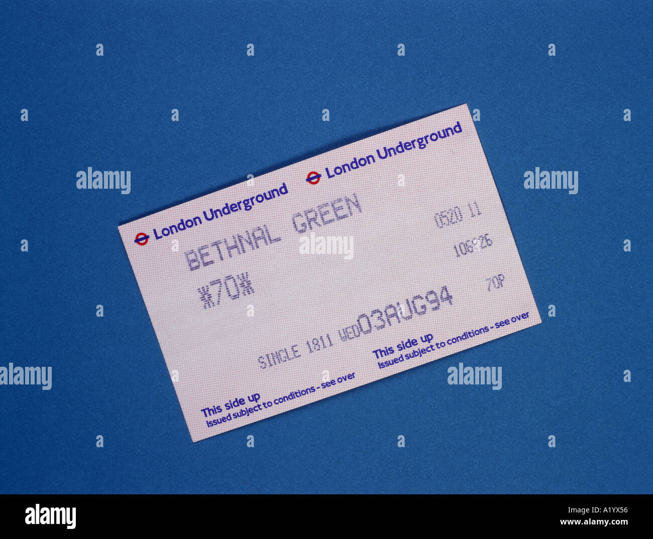 Underground ticket hi-res stock photography and images - Alamy