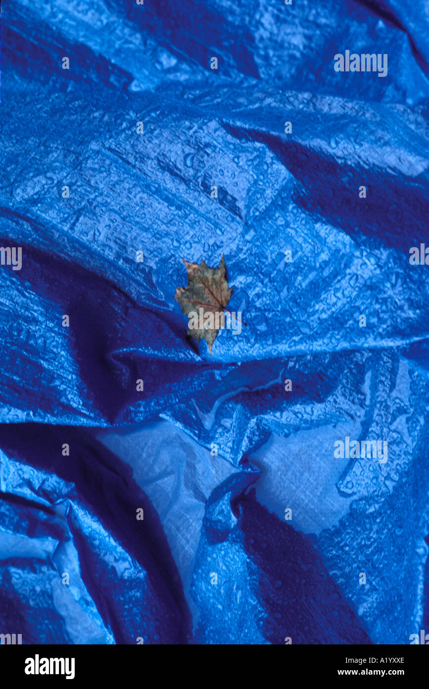 blue vinyl tarp rock Stock Photo - Alamy