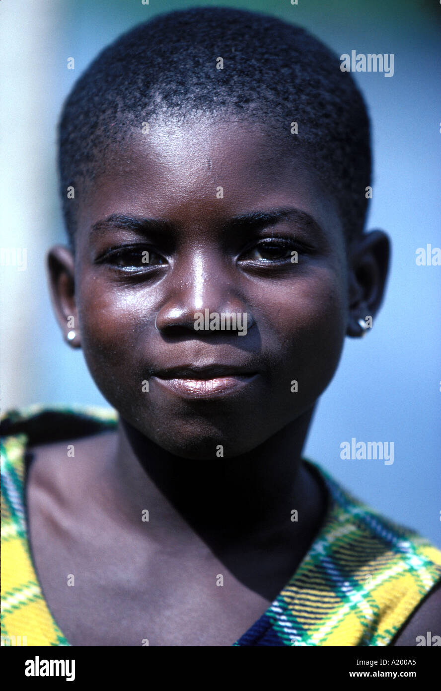 Young girl Benin Africa Stock Photo - Alamy