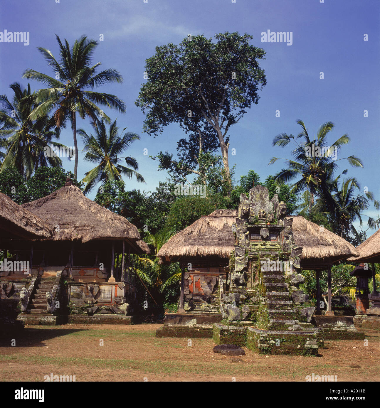 The Sashi grounds of the Pura Temple Penata area Pejeng Bali Indonesia ...