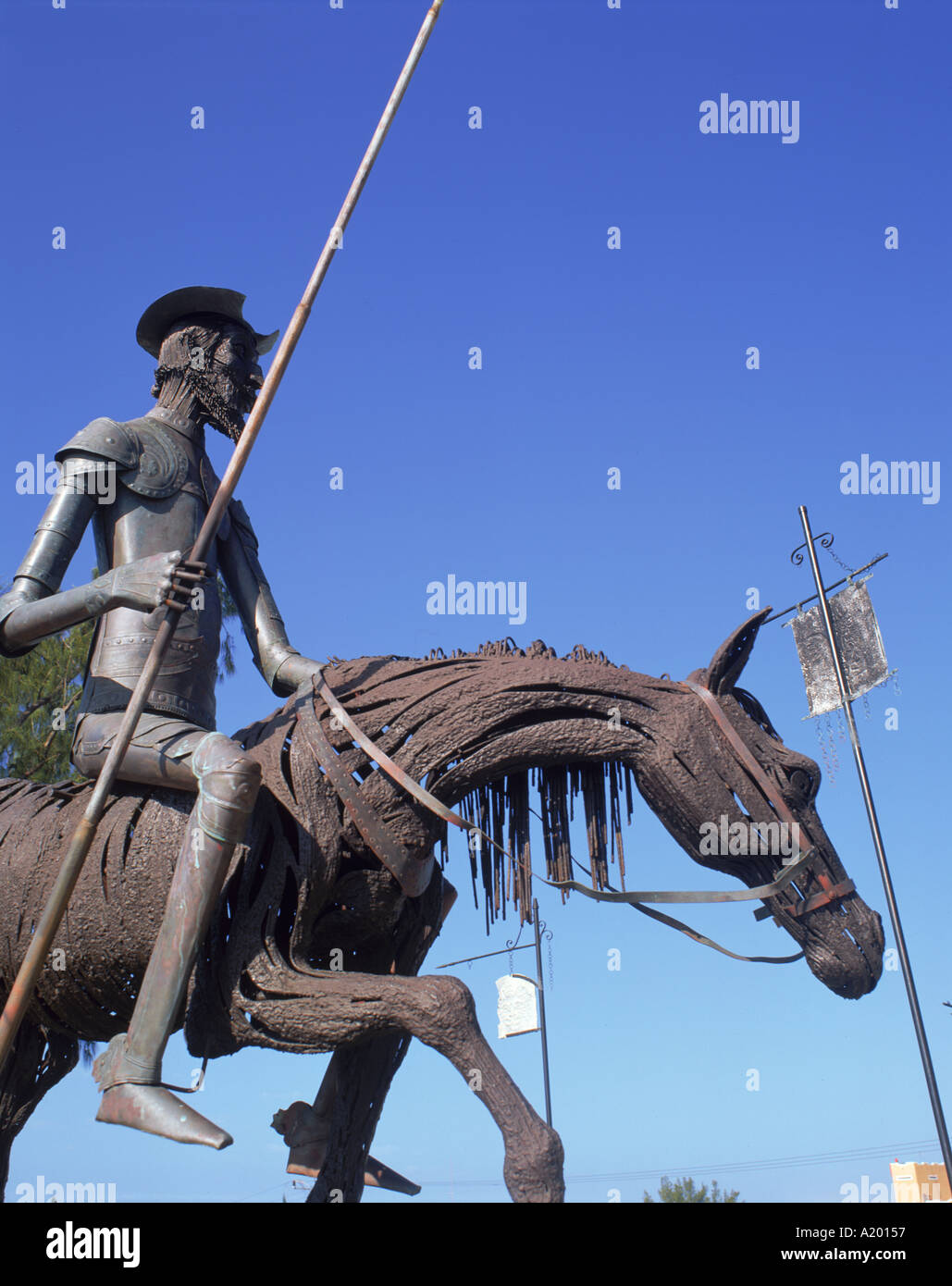 Statue Don Quixote On Horse High Resolution Stock Photography and ...