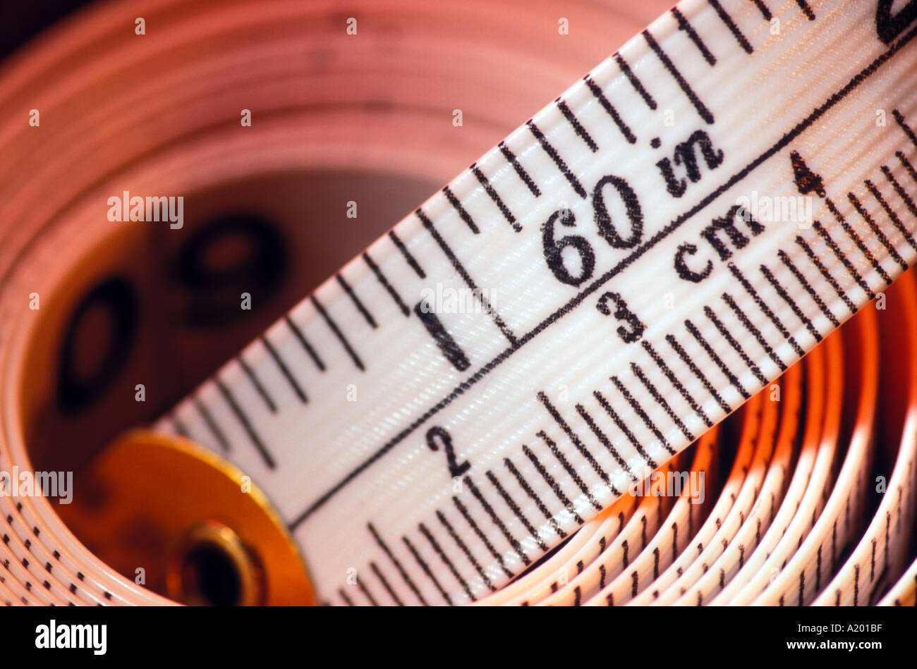 Tape measure close up Stock Photo - Alamy